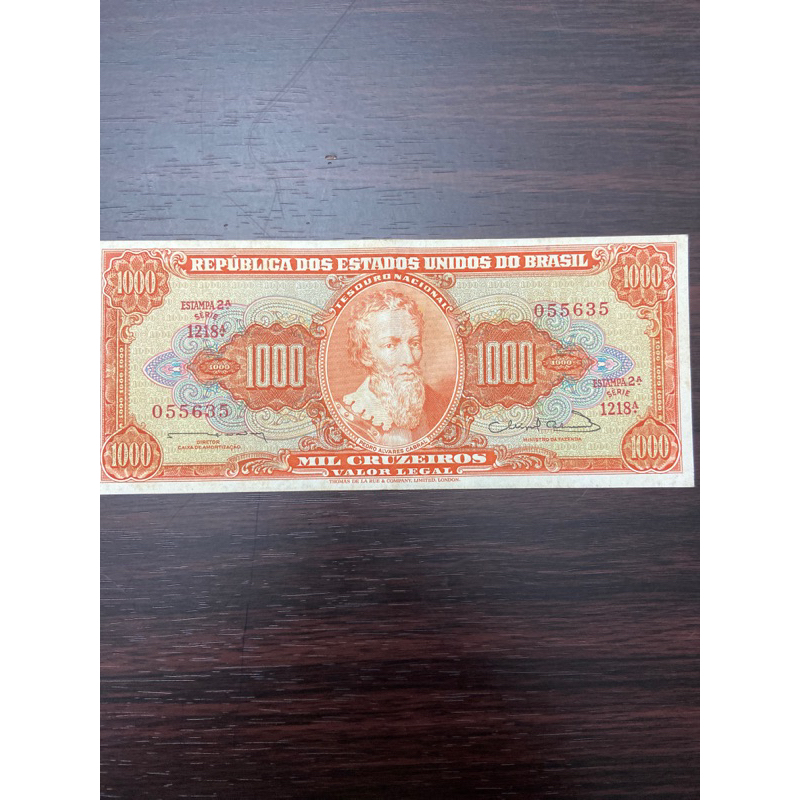 Cédula 1000 Cruzeiros Pedro Álvares Cabral mbc CB 72 | Shopee Brasil