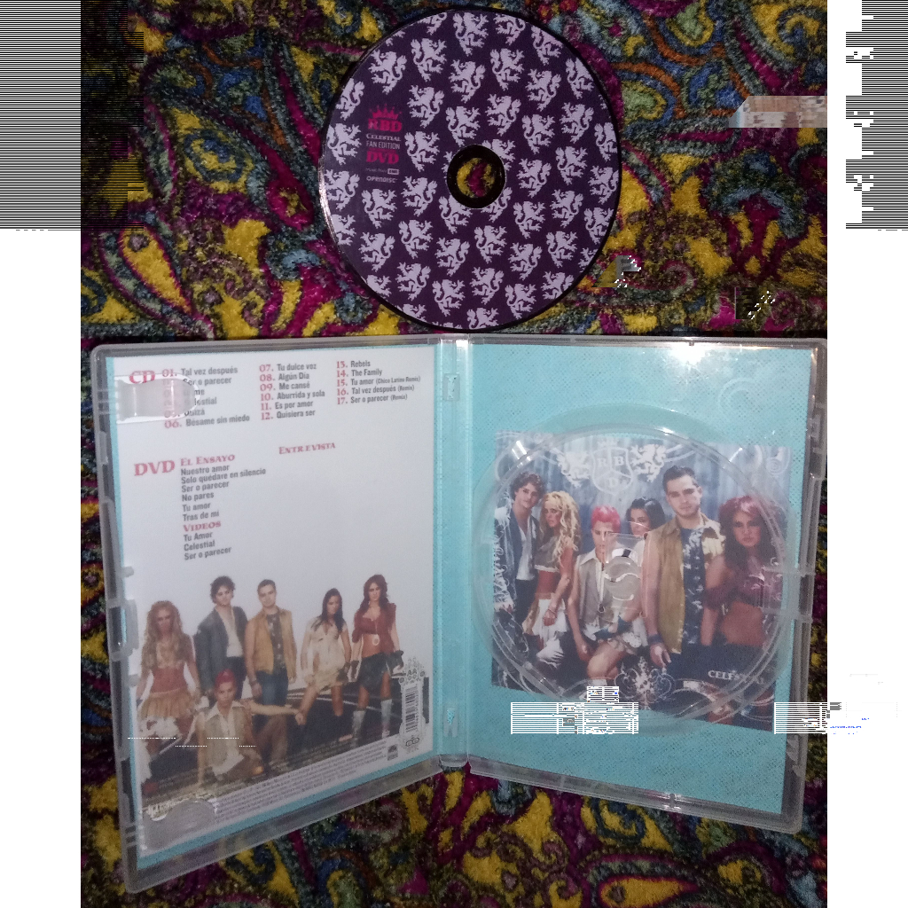 DVD RBD Celestial Fan Edition (Versão USA) [FAN MADE] | Shopee Brasil
