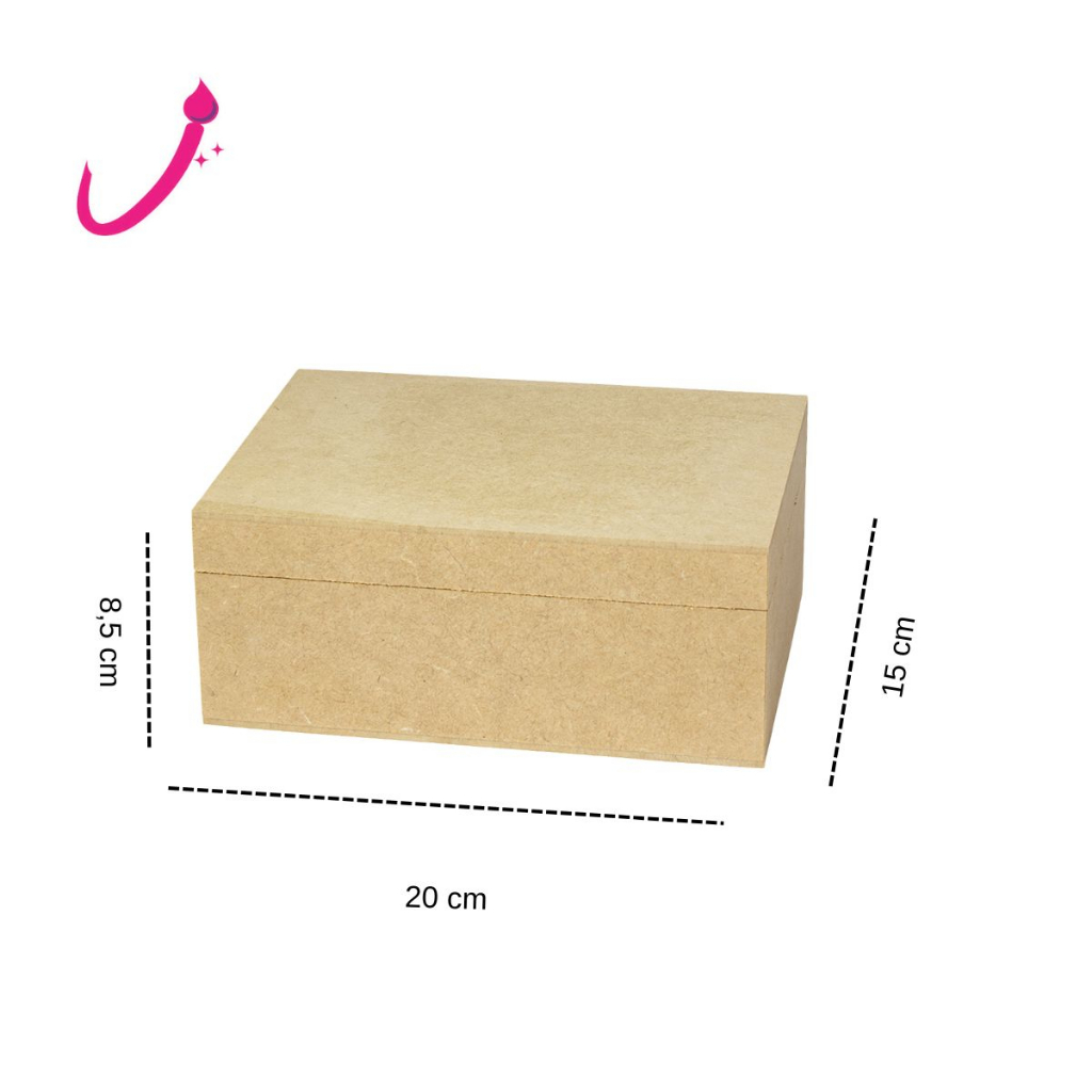 Kit 12 Caixa Retangular Com Dobradiça 20x15x8,5 - MDF Madeira | Shopee ...