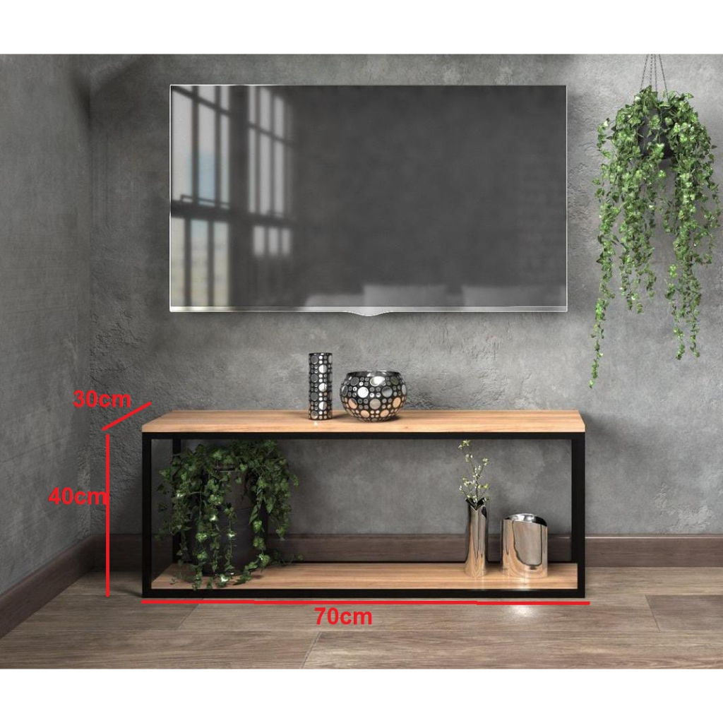 Rack TV Estilo Industrial Para Sala Quartos Escritórios | Shopee Brasil