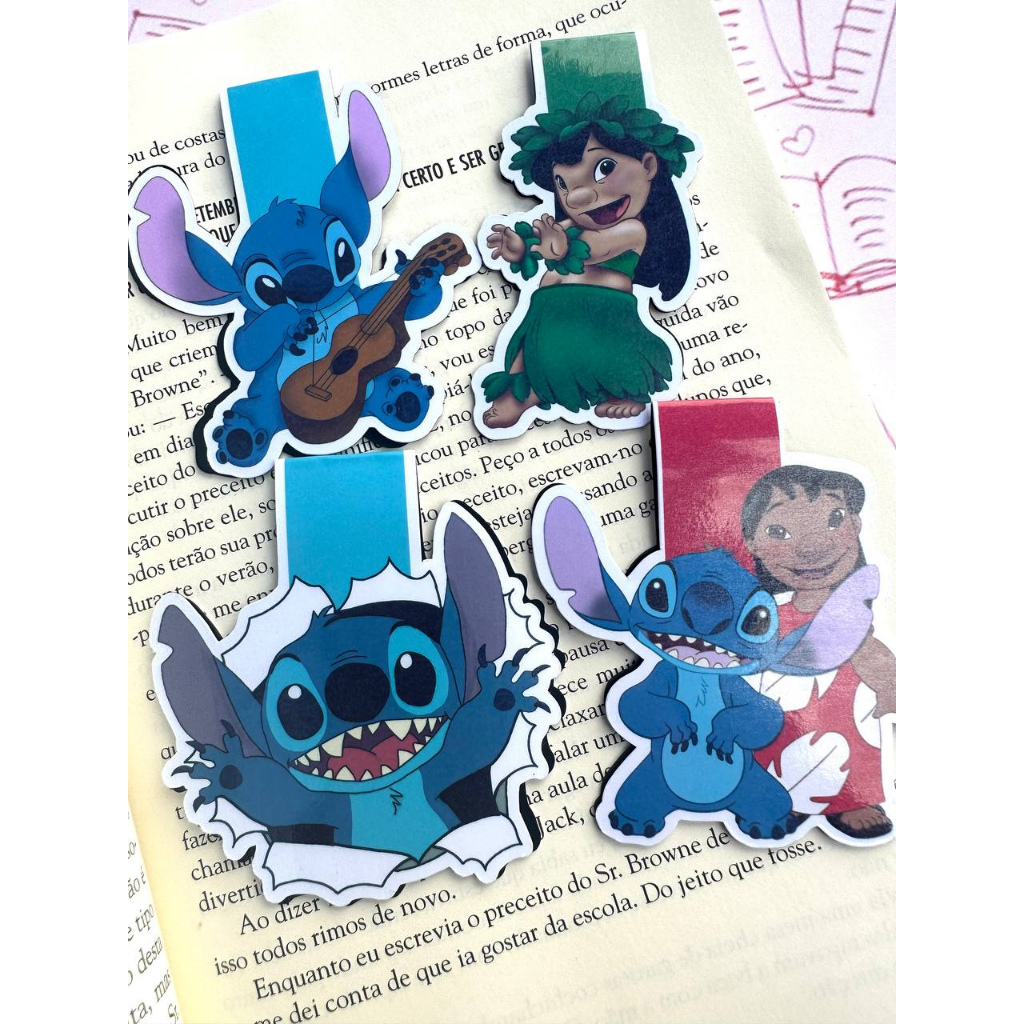 Lilo e Stitch - Marca Página Magnético | Shopee Brasil