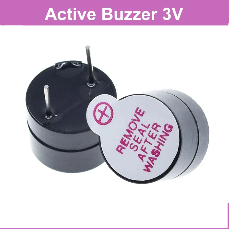 Buzzer Ativo 3v Sonoro Contínuo para Arduíno Projetos Eletrônicos ...