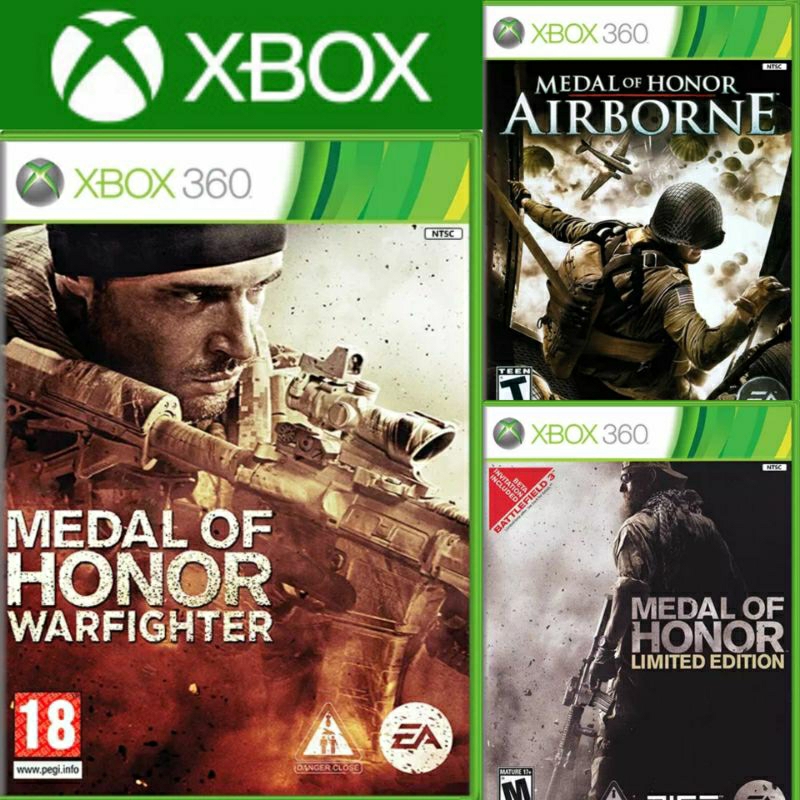 Medal of Honor Jogos de Xbox 360 desbloqueado com capinha e encarte ...