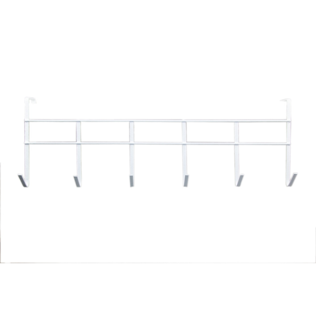 CABIDE / SUPORTE PARA PORTA COM 6 GANCHOS MULTIUSO-GUANCHO | Shopee Brasil