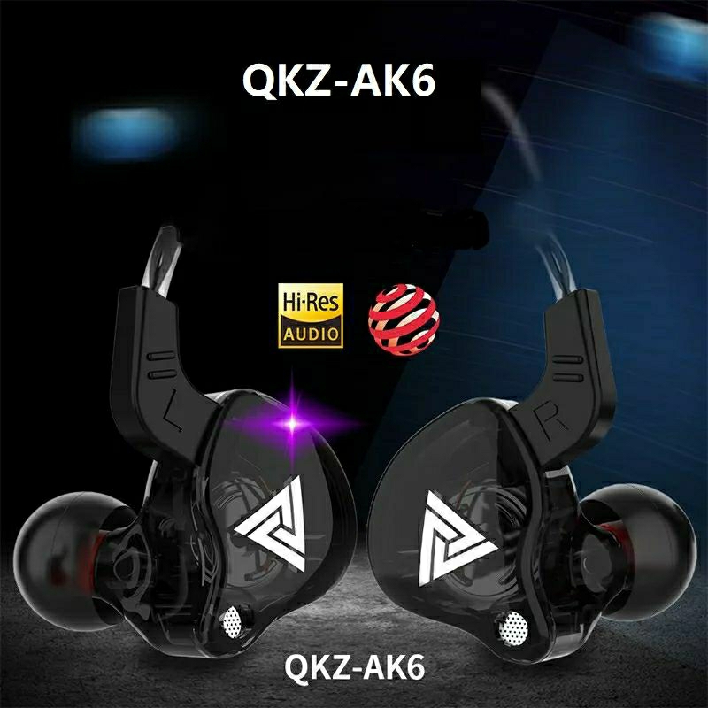 Fone de Ouvido In-Ear QKZ AK6 + Case | Shopee Brasil