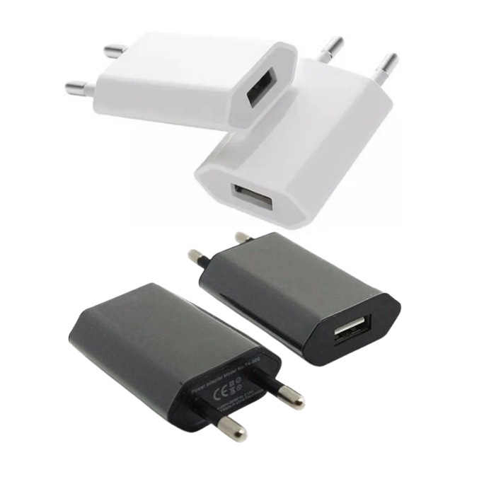 Fonte Carregador Tomada Plug Adaptador Fonte Usb 5v 1a Bivolt | Shopee ...
