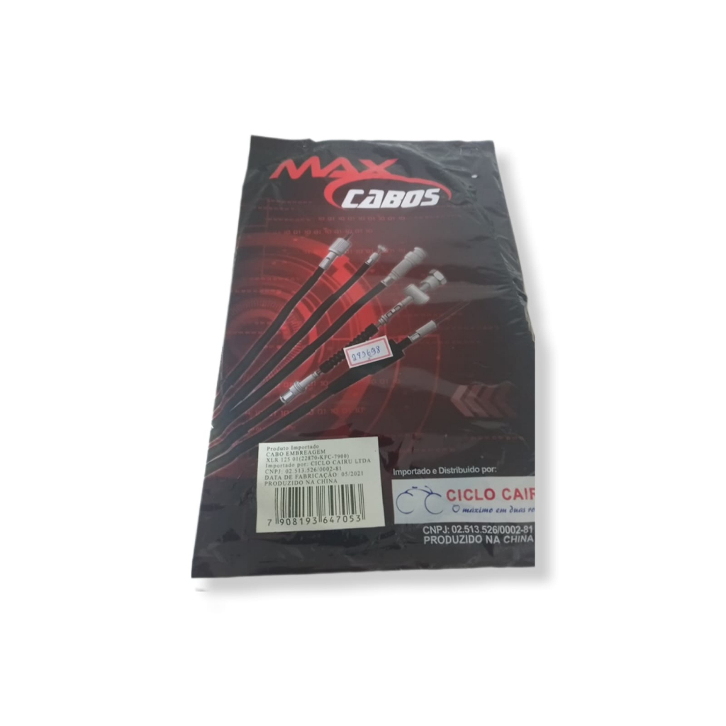 CABO EMBREAGEM XLR 125 2001 MAX CABOS | Shopee Brasil