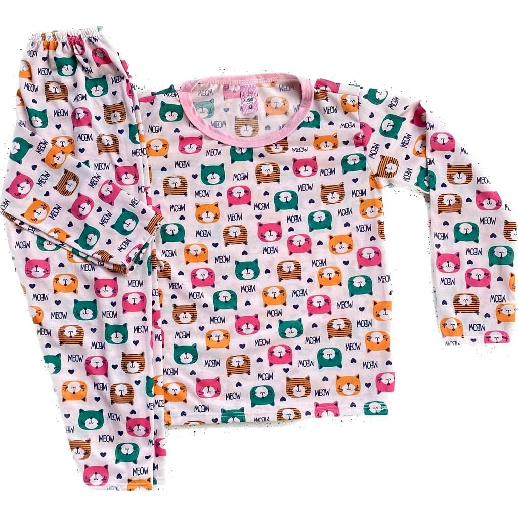 Kit 3 Pijamas Infantil menino ou menina estampado | Shopee Brasil