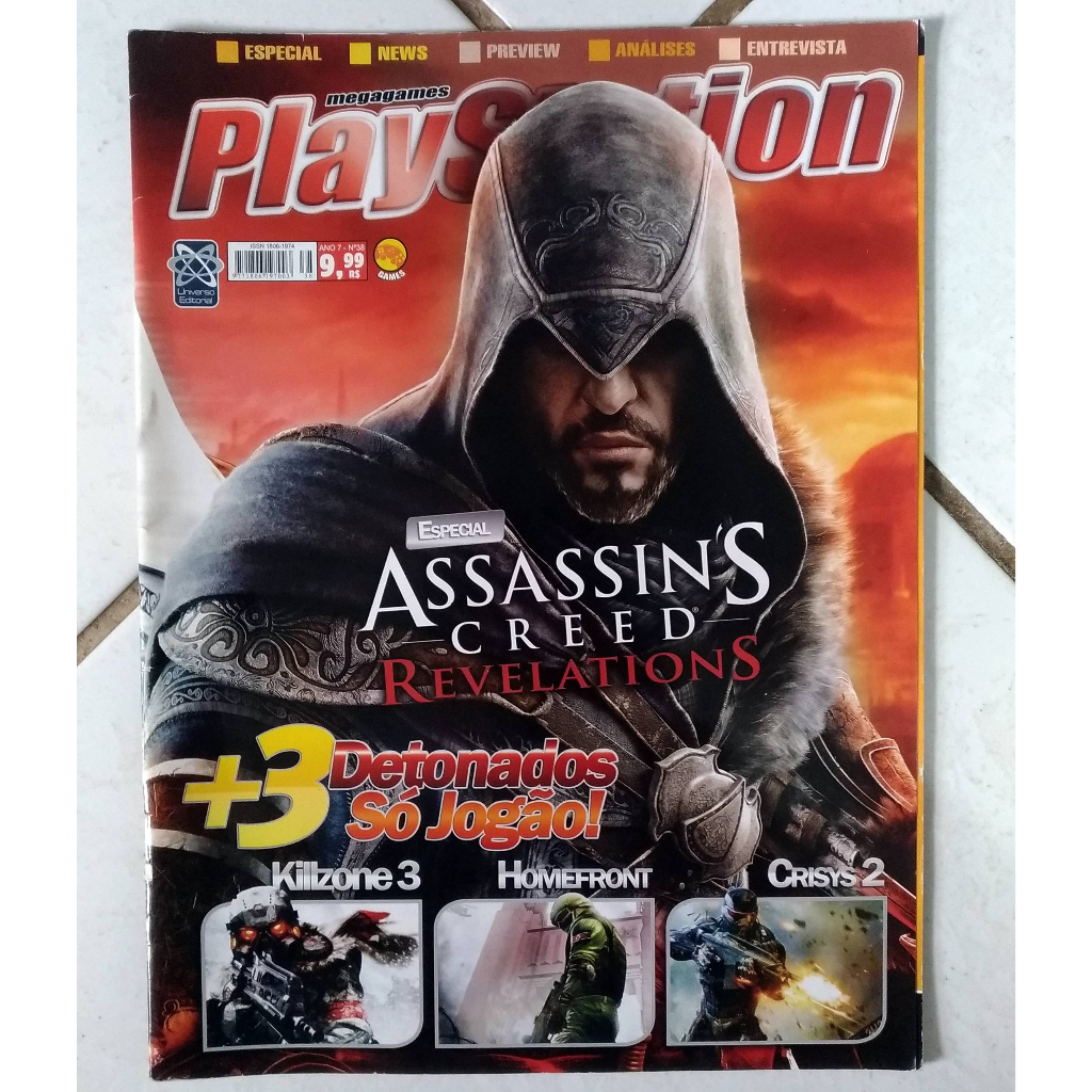 Revista MegaGames Playstation com detonado de Killzone 3, Homefront e Crysis 2 - Ano 7 Nº 38 ...
