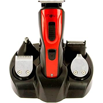 Máquina de Barbear Barbeador Elétrico Sem Fio 7 em 1 Inova Recarregável | Shopee Brasil