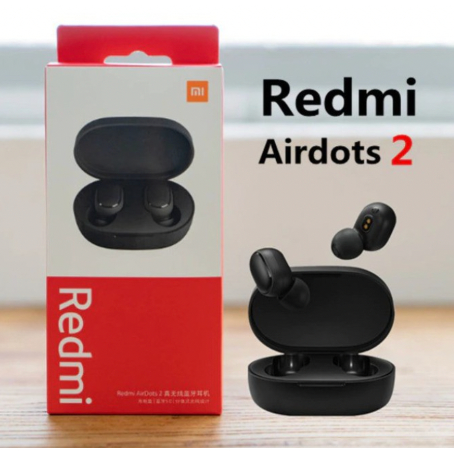 Xiaomi Redmi 2 Airdots Fone Stereo Bass Tws Bluetooth | Shopee Brasil