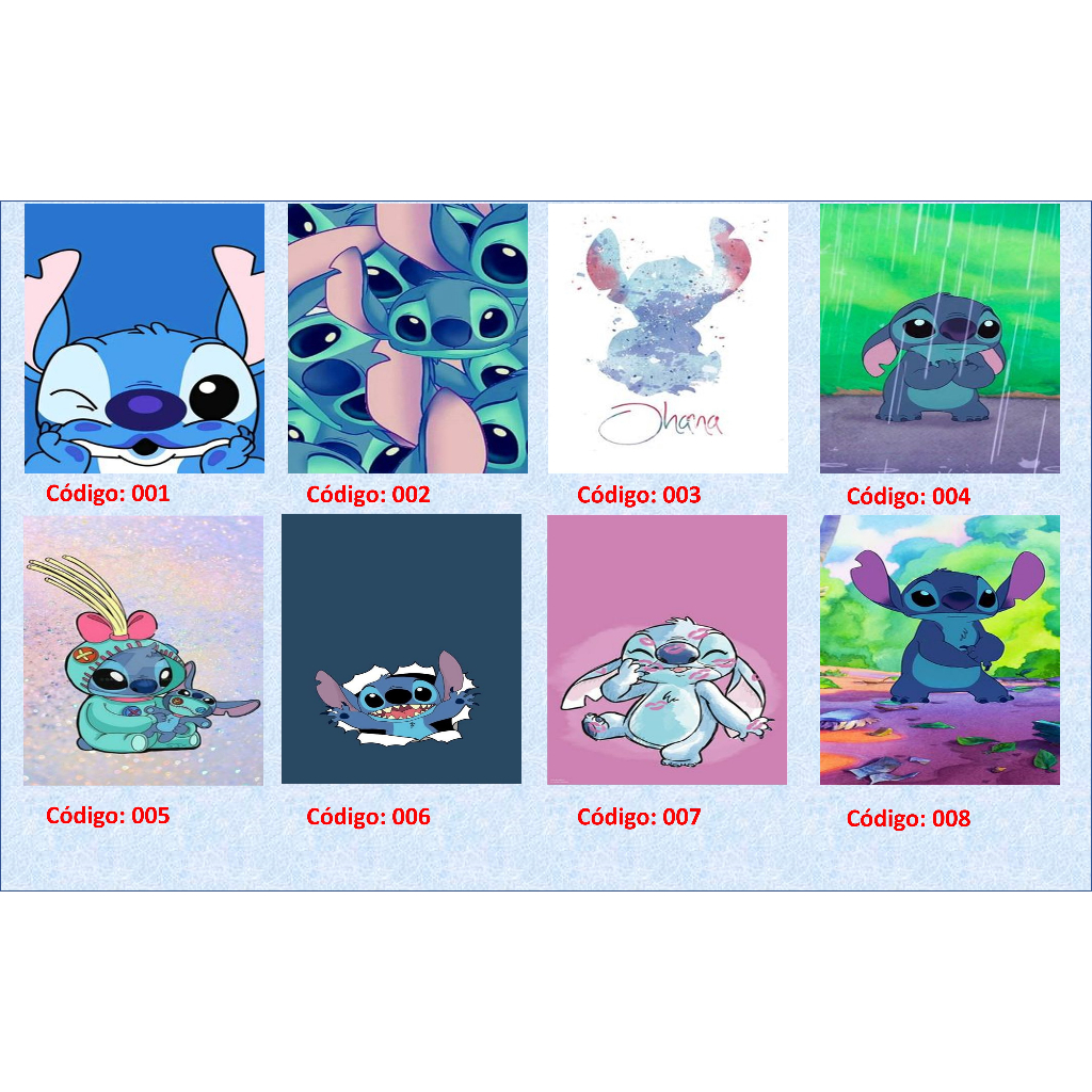 Lilo & Stitch - pasta 6 - Placa decorativa em MDF | Shopee Brasil