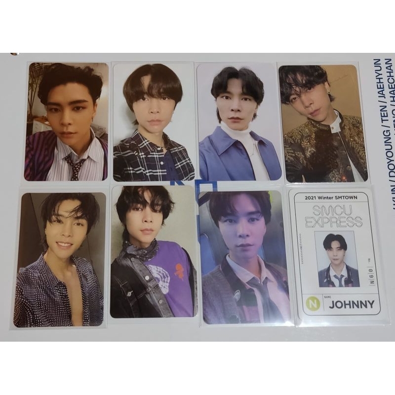 NCT 127 Photocards Oficiais Diversos Johnny e Mark | Shopee Brasil
