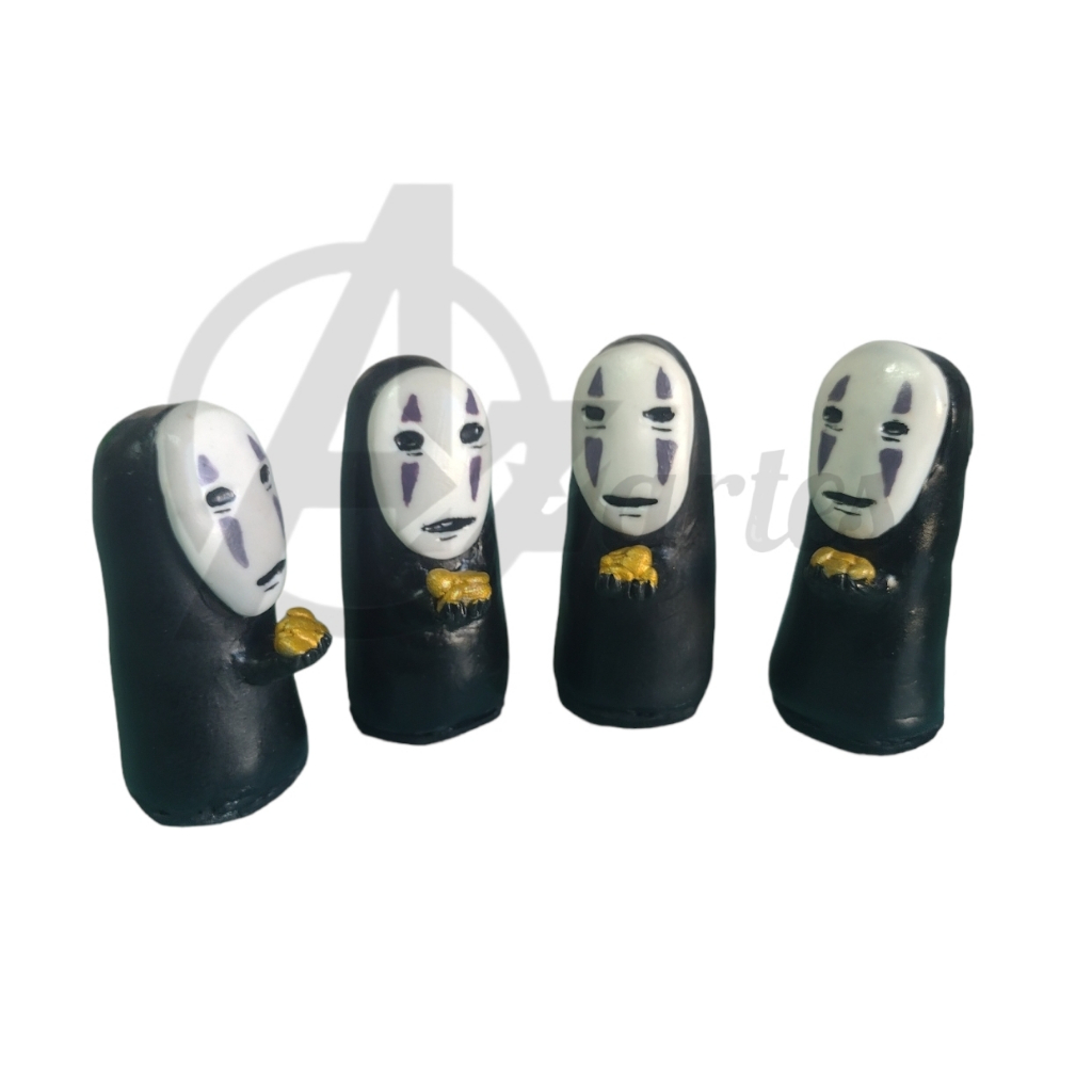 Mini Boneco em Biscuit Kaonashi / No Face (Espírito Sem Rosto) A Viagem ...