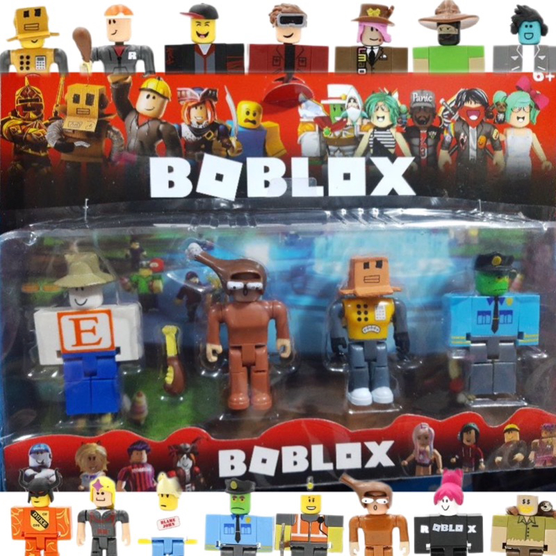 Roblox 4 Bonecos Kit Boneco Roblox | Shopee Brasil