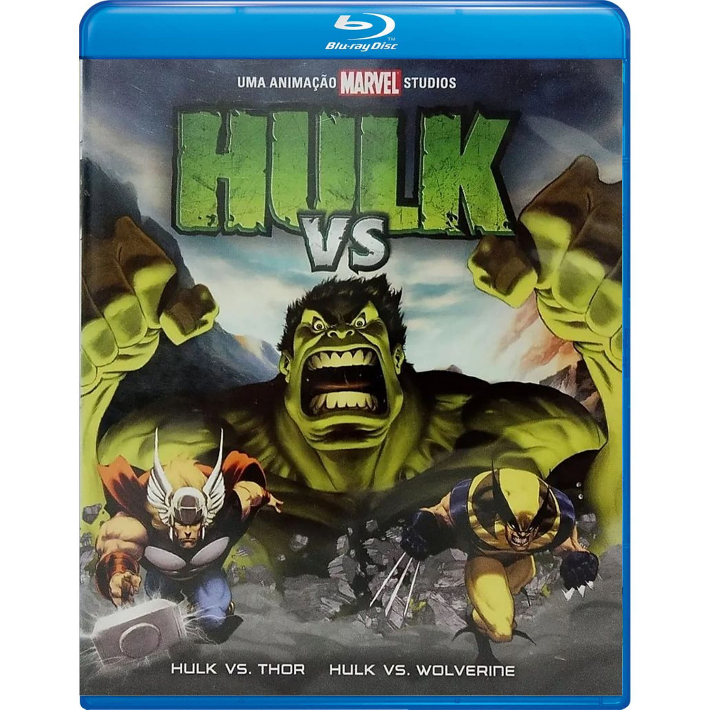 HULK VS THOR / HULK VS WOLVERINE - BLU-RAY DUPLO | Shopee Brasil