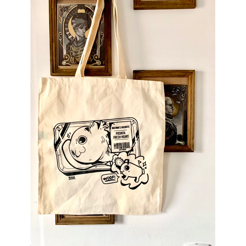 Ecobag pochita heart - chainsaw man | Shopee Brasil