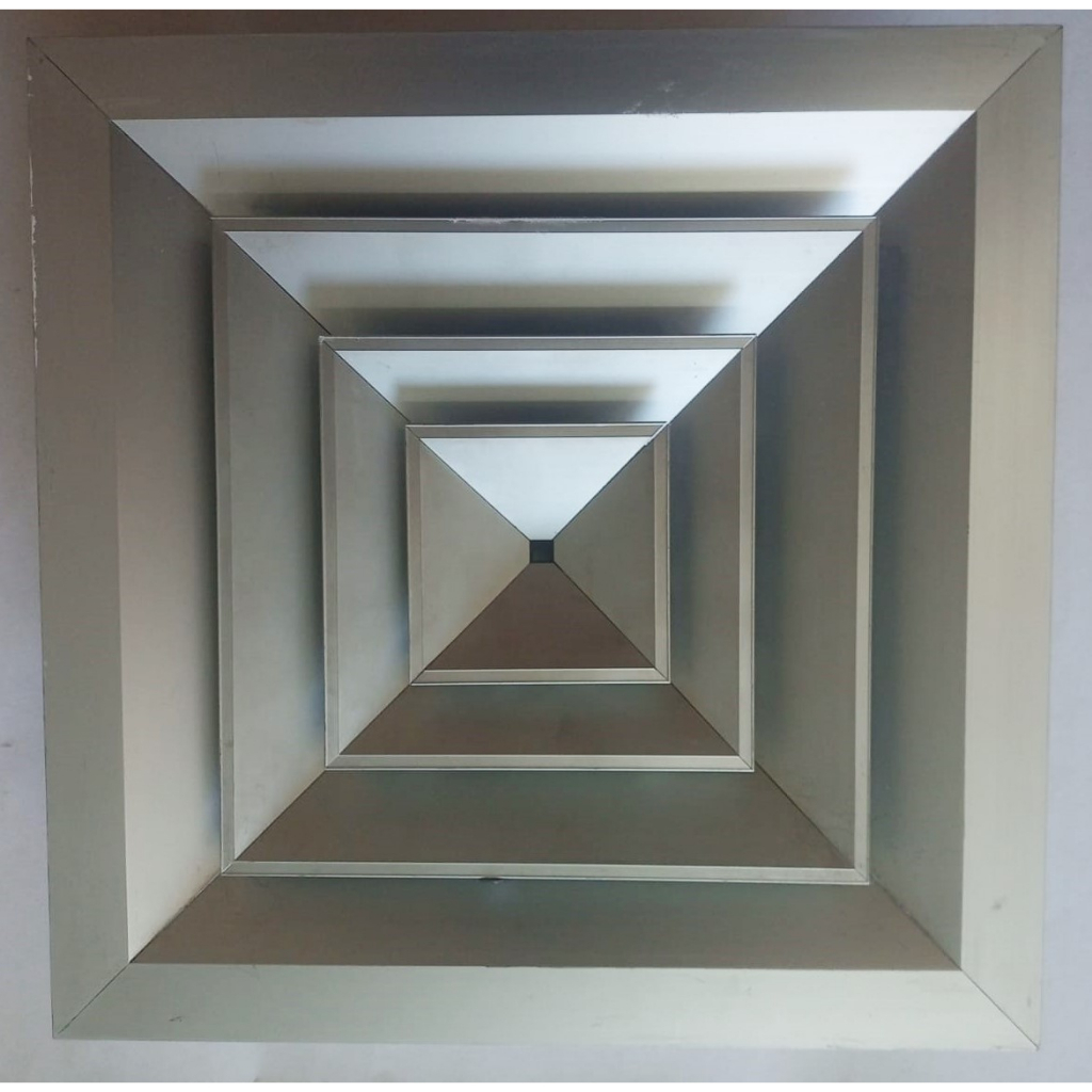 Difusor Quadrado Europeu + Registro 35x35 | Shopee Brasil
