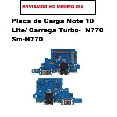 Placa Carga Conector Note 10 Lite/ Carrega Turbo- N770 Sm-N770 | Shopee ...