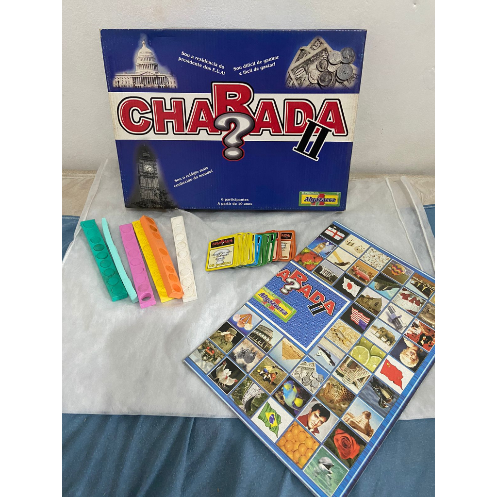 Jogo charada da marca algazarra | Shopee Brasil