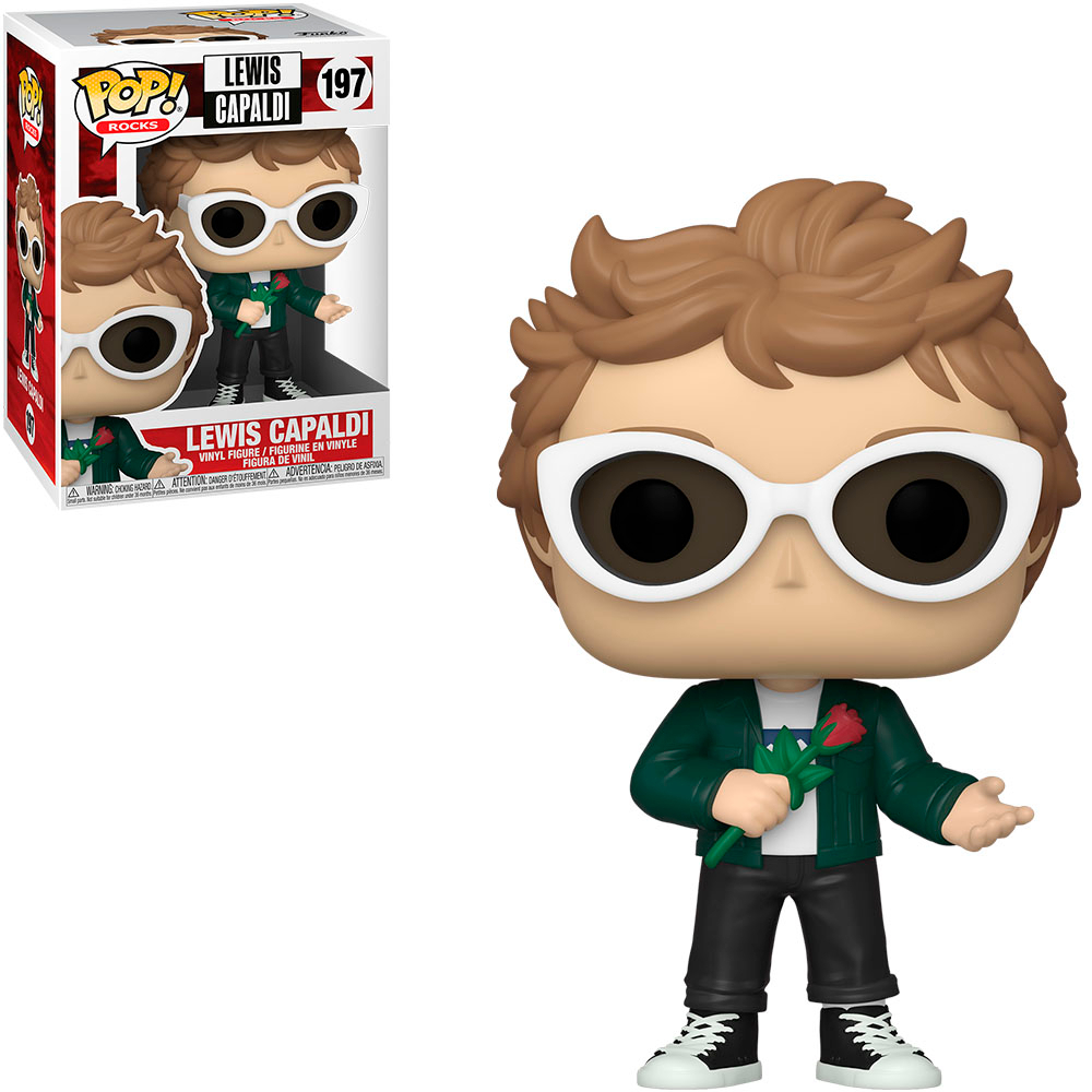 FUNKO POP ROCKS - LEWIS CAPALDI 197 | Shopee Brasil