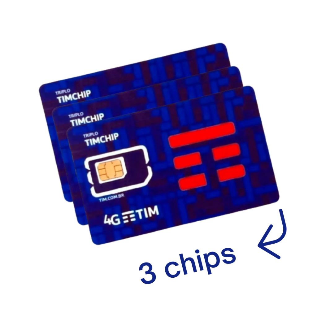 Kit 3 chip tim triplo corte 4G ( envio Imediato ) | Shopee Brasil
