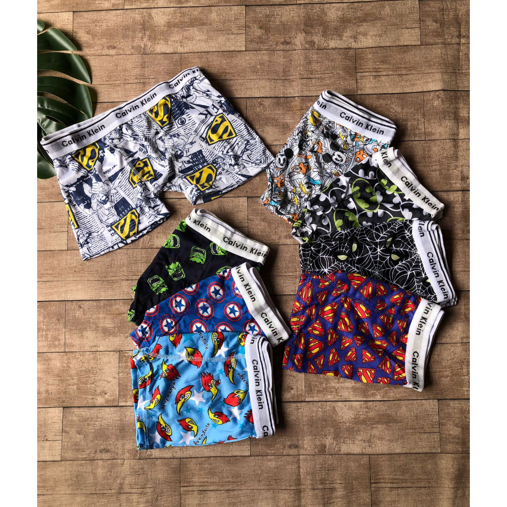 Cueca Box Infantil | Shopee Brasil