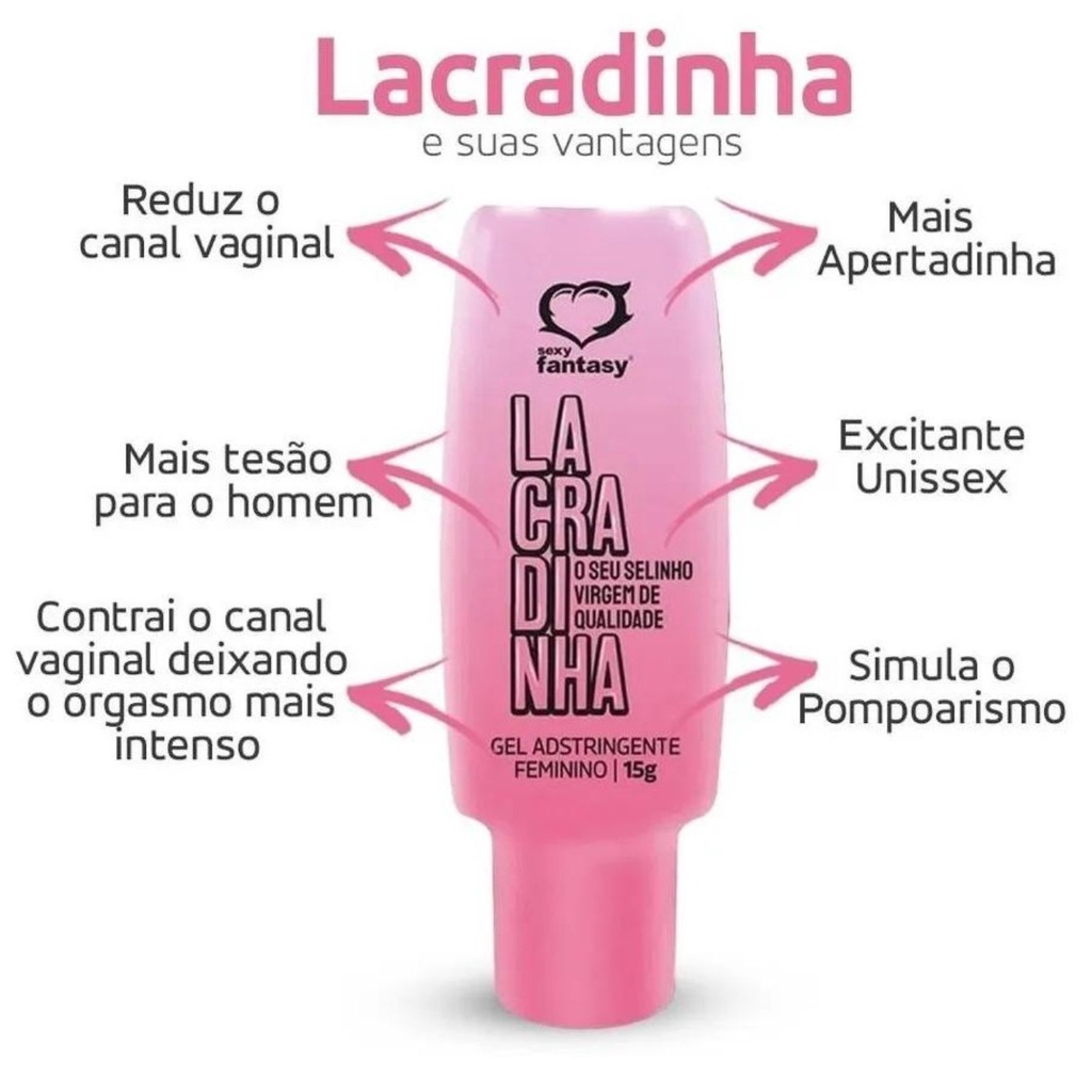 Sexy Fantasy LACRADINHA Gel Adstringente Apertadinha - SEX SHOP | Shopee Brasil
