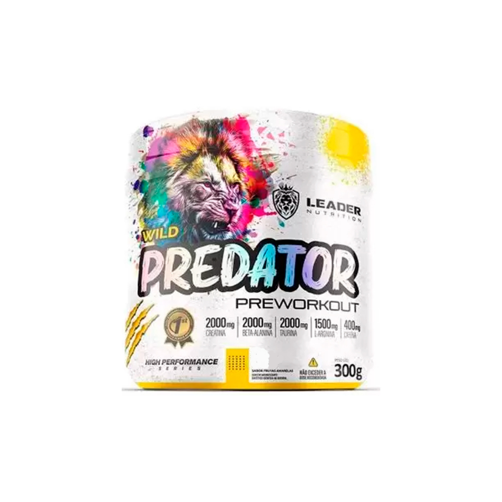 Pre Workout Wild Predator 300g - Leader Nutrition | Shopee Brasil