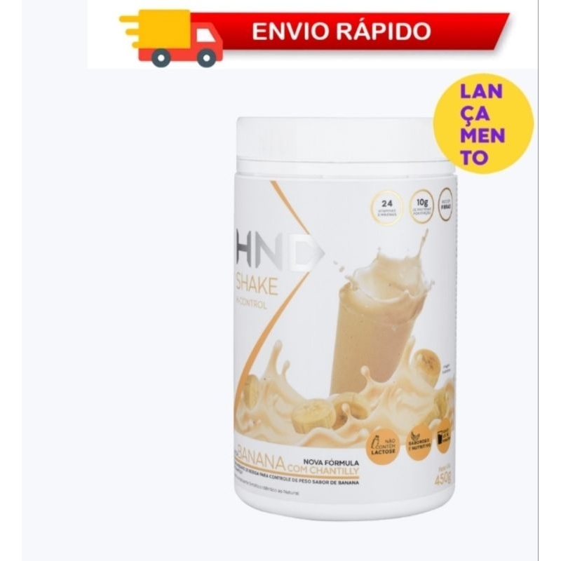 Novo Shake H Control Banana Com Chantilly Hnd 450g Sem Lactose Hinode ...