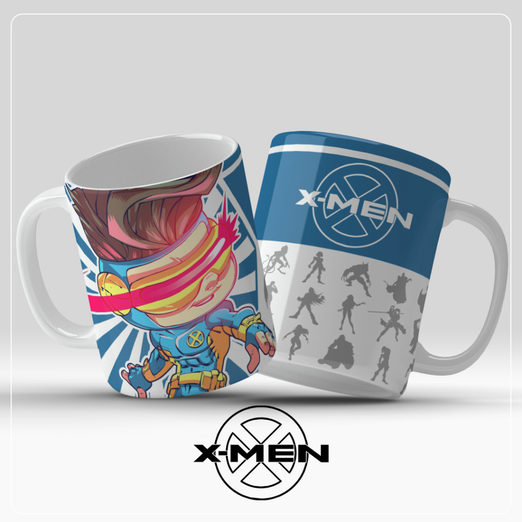 Caneca Linha X-MEN - Linha Exclusiva Porcelana Importada (325 ML ...