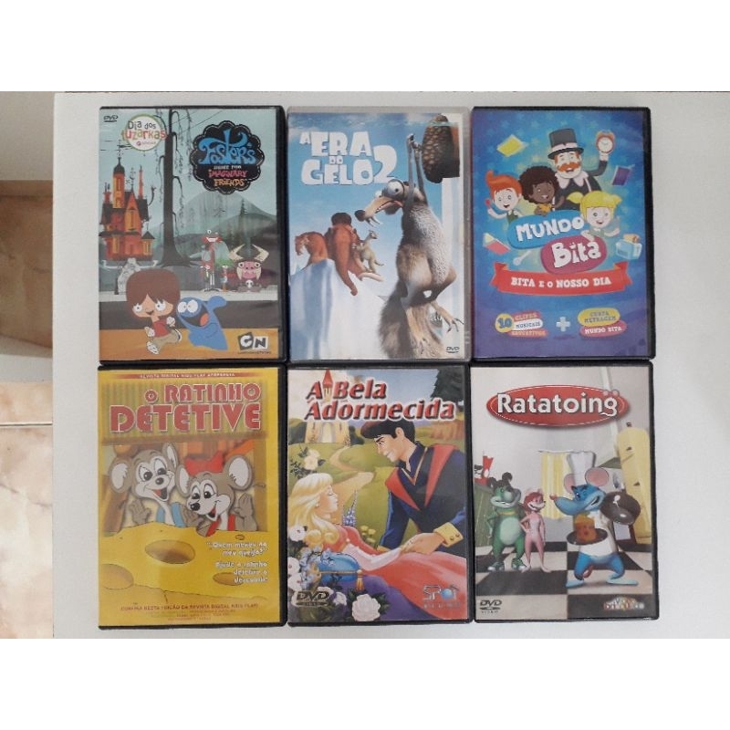 LOTE DVDS INFANTIS | Shopee Brasil