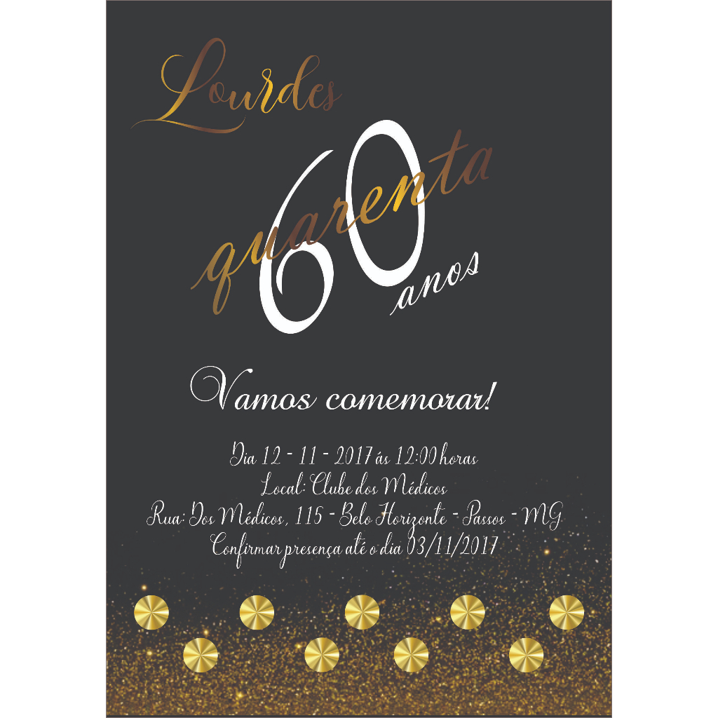50 Convite 60 anos | Shopee Brasil 50 Convite 60 anos | Shopee Brasil