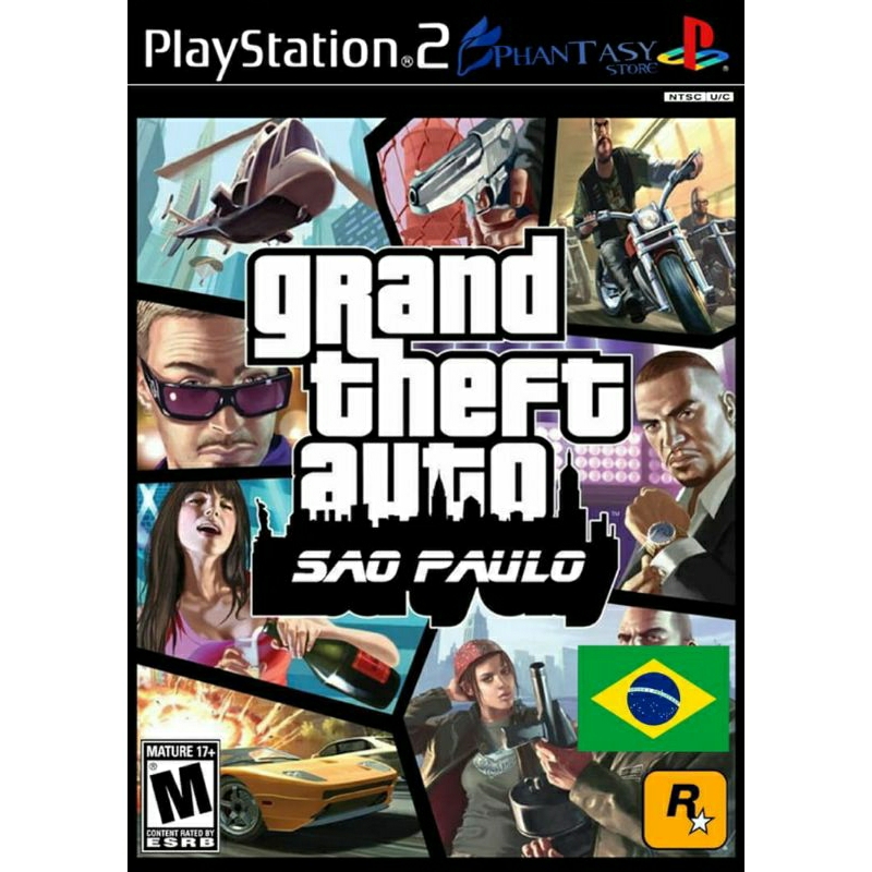 GTA San Andreas São Paulo legendado em português para PlayStation 2 PS2 ...