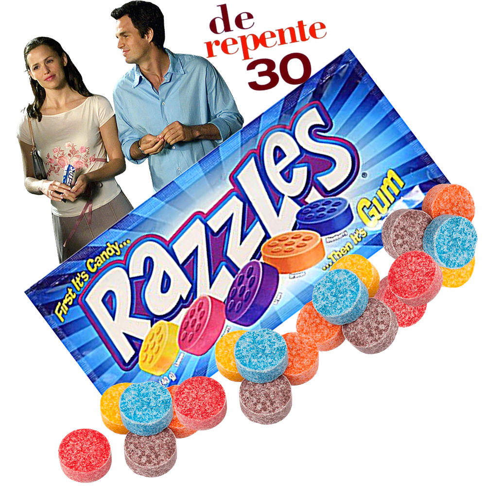 RAZZLES ORIGINAL - bala e chiclete 40G - Importado EUA | Shopee Brasil