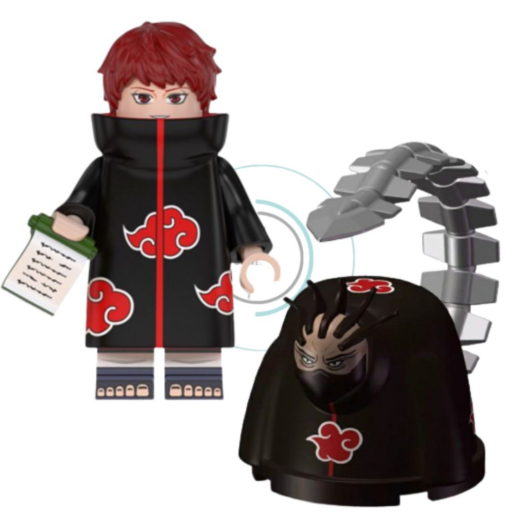 Bloco de Montar Miniatura bonecos Sasori e marionete Hiruko Akatsuki ...