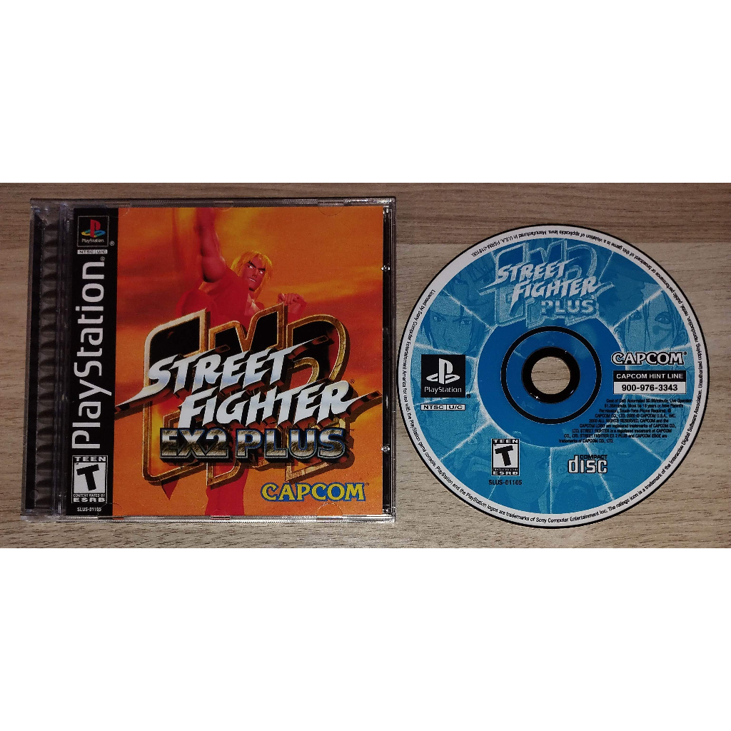 PS1 - STREET FIGHTER EX2 PLUS EX 2 - MÍDIA PRETA | Shopee Brasil