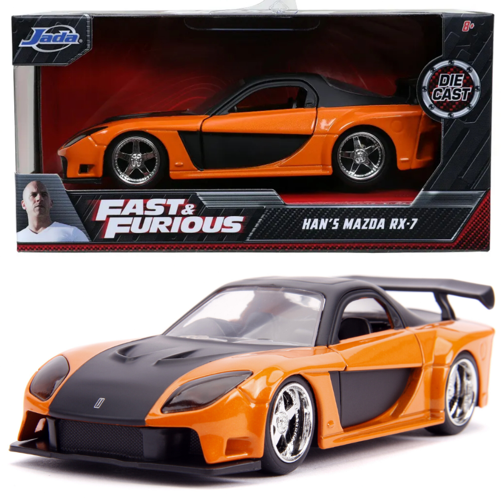 The Fast and Furious 1993 Mazda RX-7 Racing Champions Dom Toretto Car ...
