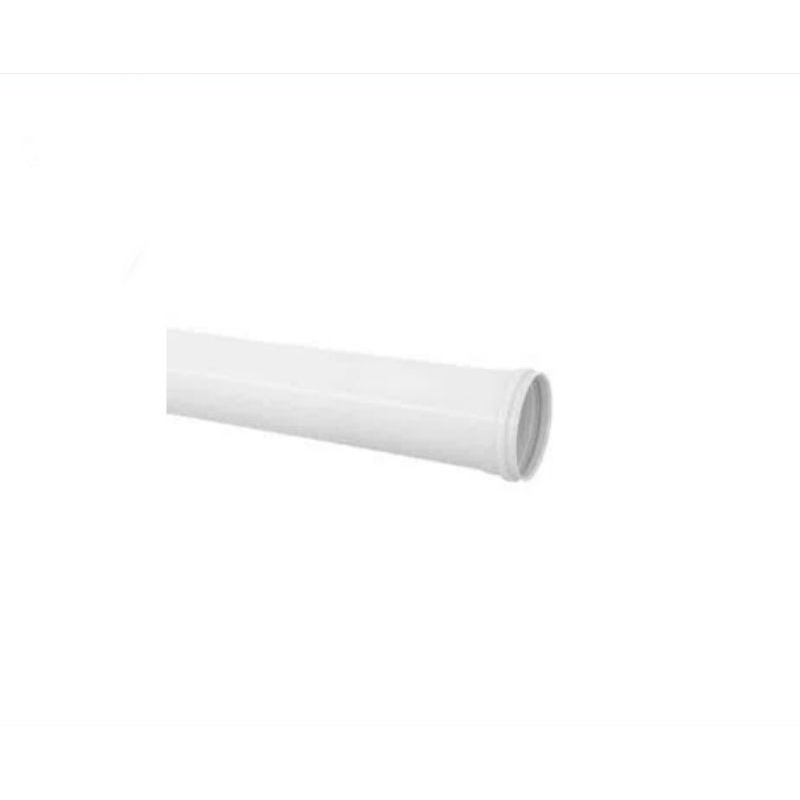 Cano PVC branco 50mm para esgoto 1M | Shopee Brasil