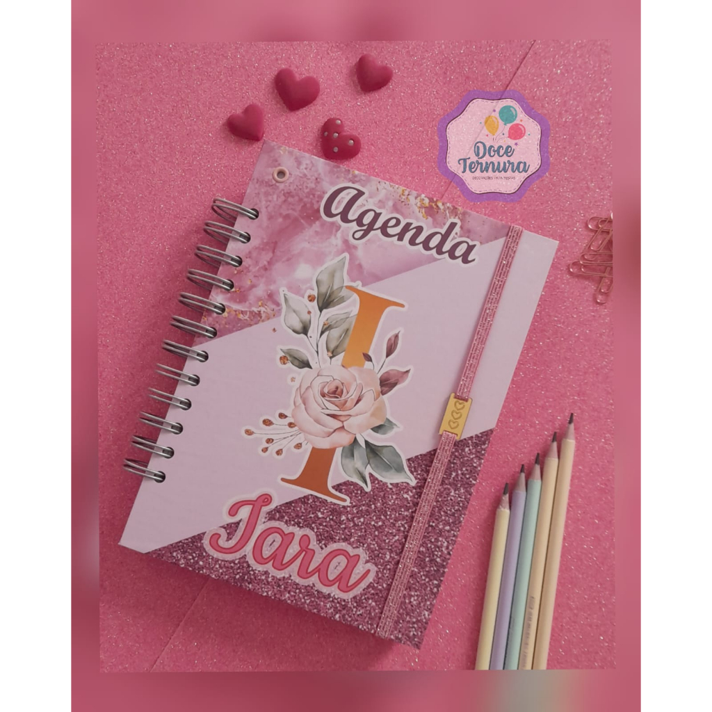 Agenda Letra Personalizada | Shopee Brasil