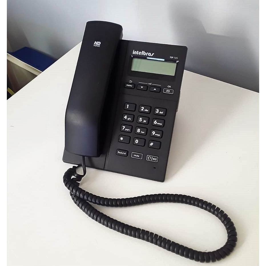 Telefone IP Tip 125i com fio Intelbras | Shopee Brasil