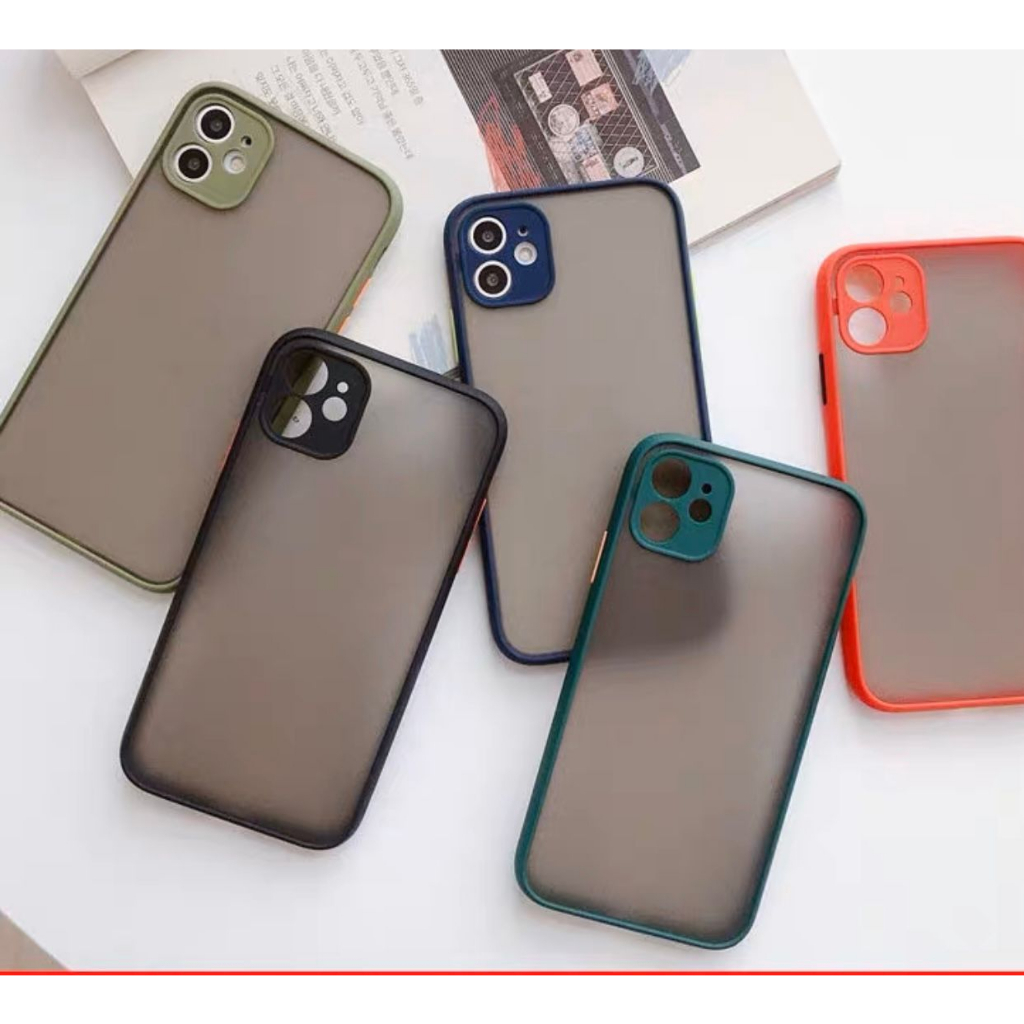 Capa Case Clear Transparente com Borda e Câmera Colorida para iPhone 12 ...