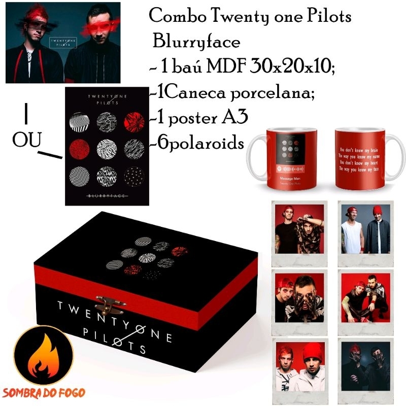 Box Caixa de presente Twenty one Pilots álbuns CLANCY Breach Vessel ...