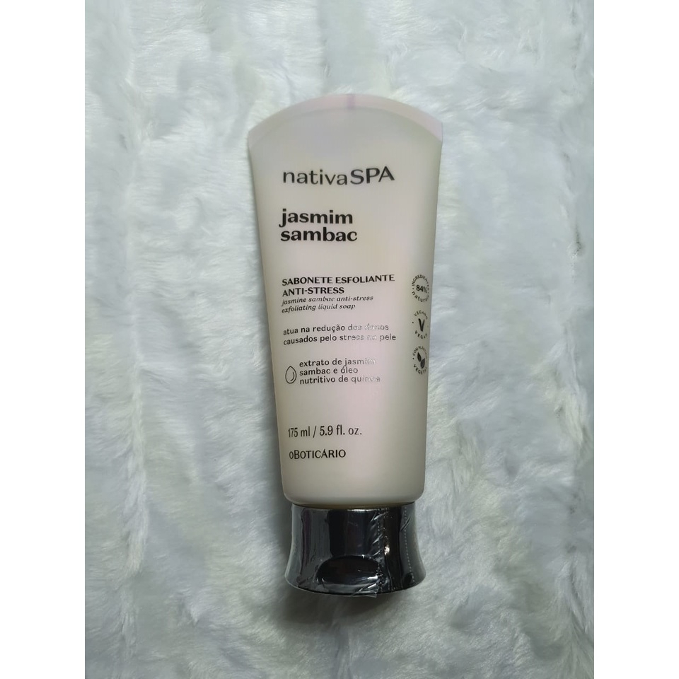Sabonete Líquido Esfoliante Corporal Anti-stress Nativa SPA Jasmim ...