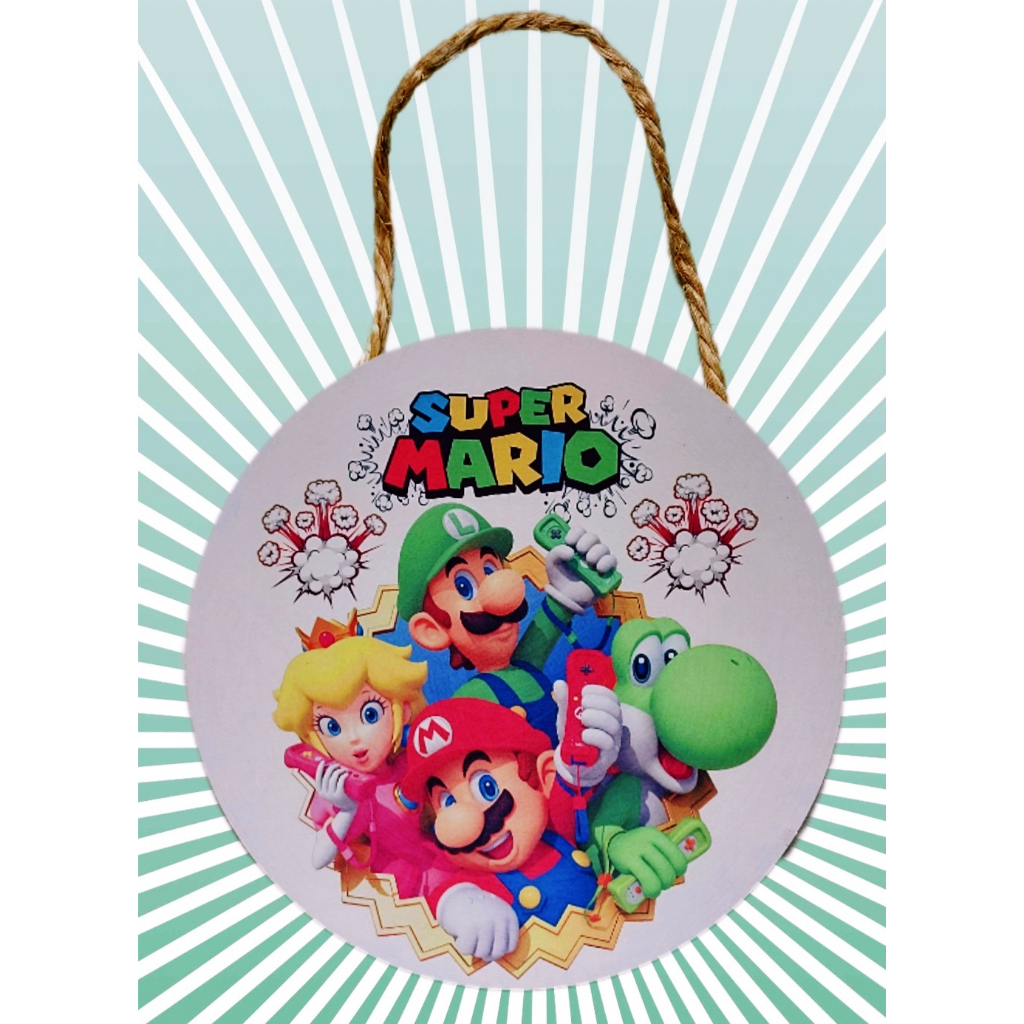 Super Mario Placa decorativa Mario MDF, linha infantil, desenho Super ... Super Mario Placa decorativa Mario MDF, linha infantil, desenho Super ...