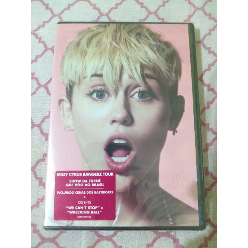 DVD Miley Cyrus Bangerz Tour - Novo Lacrado | Shopee Brasil