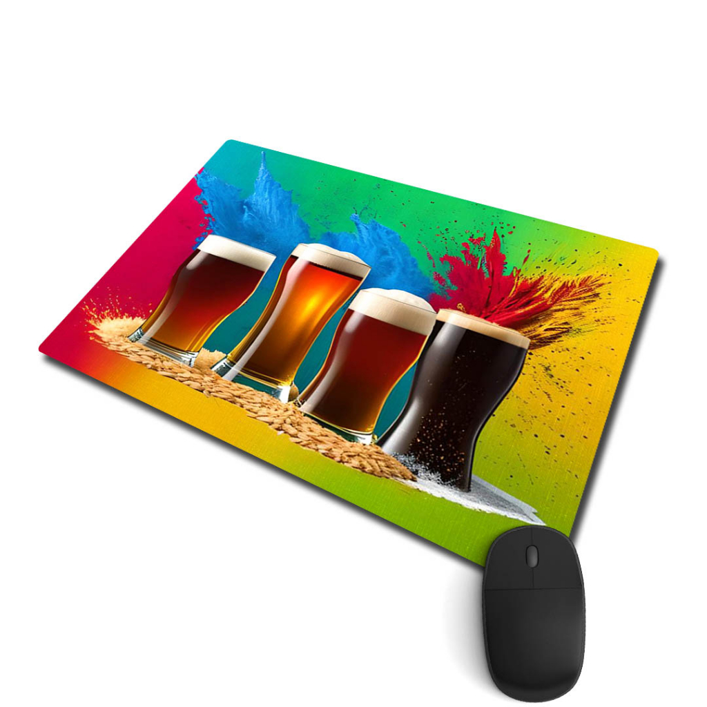 Mouse Pad Personalizado Estampa Tema Arte Cerveja Estampado Original (P ...