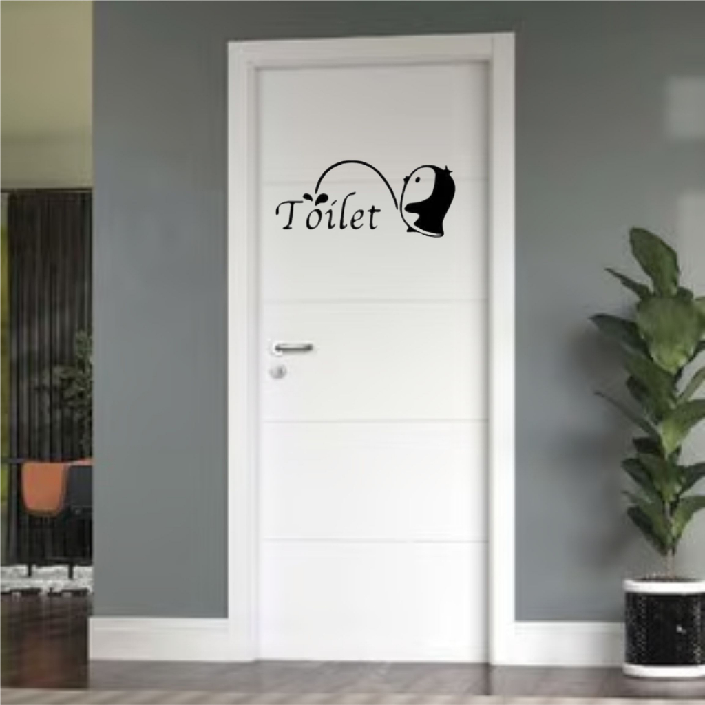 Adesivo para banheiro Toilet Pinguim | Shopee Brasil