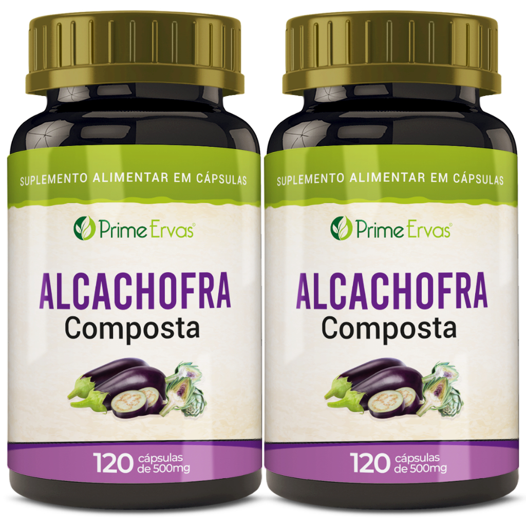 Kit 2x Alcachofra Composta Prime Ervas 120 Cápsulas | Shopee Brasil