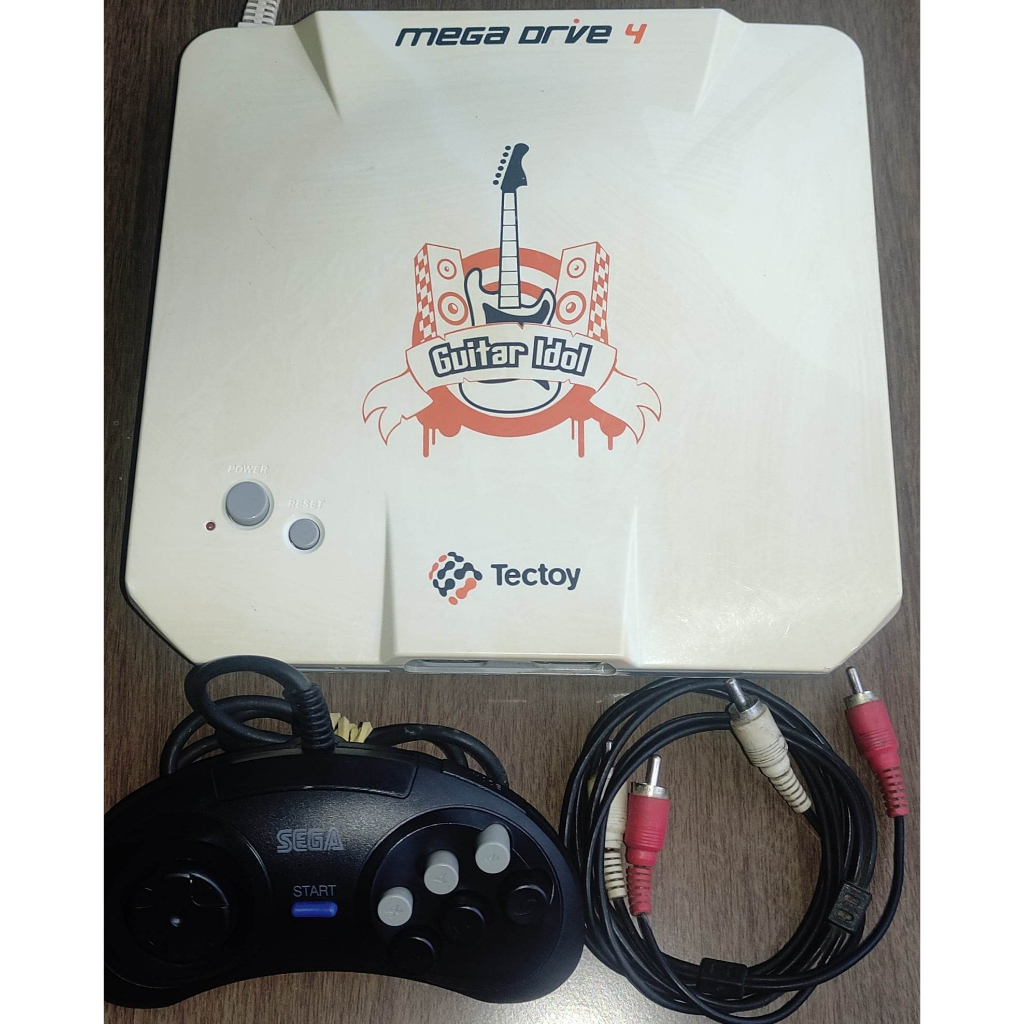 Console Mega Drive 4 Guitar Idol Des. Blok ,sd lotado 950 jogos, Completo sem a guitarra, sega ...